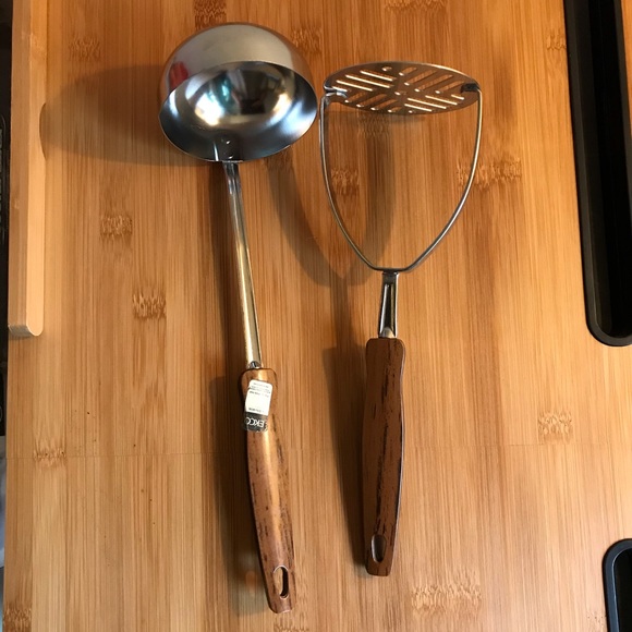 Ekco | Kitchen | Vintage Ekco Stainless Ladle And Potato Masher Set ...